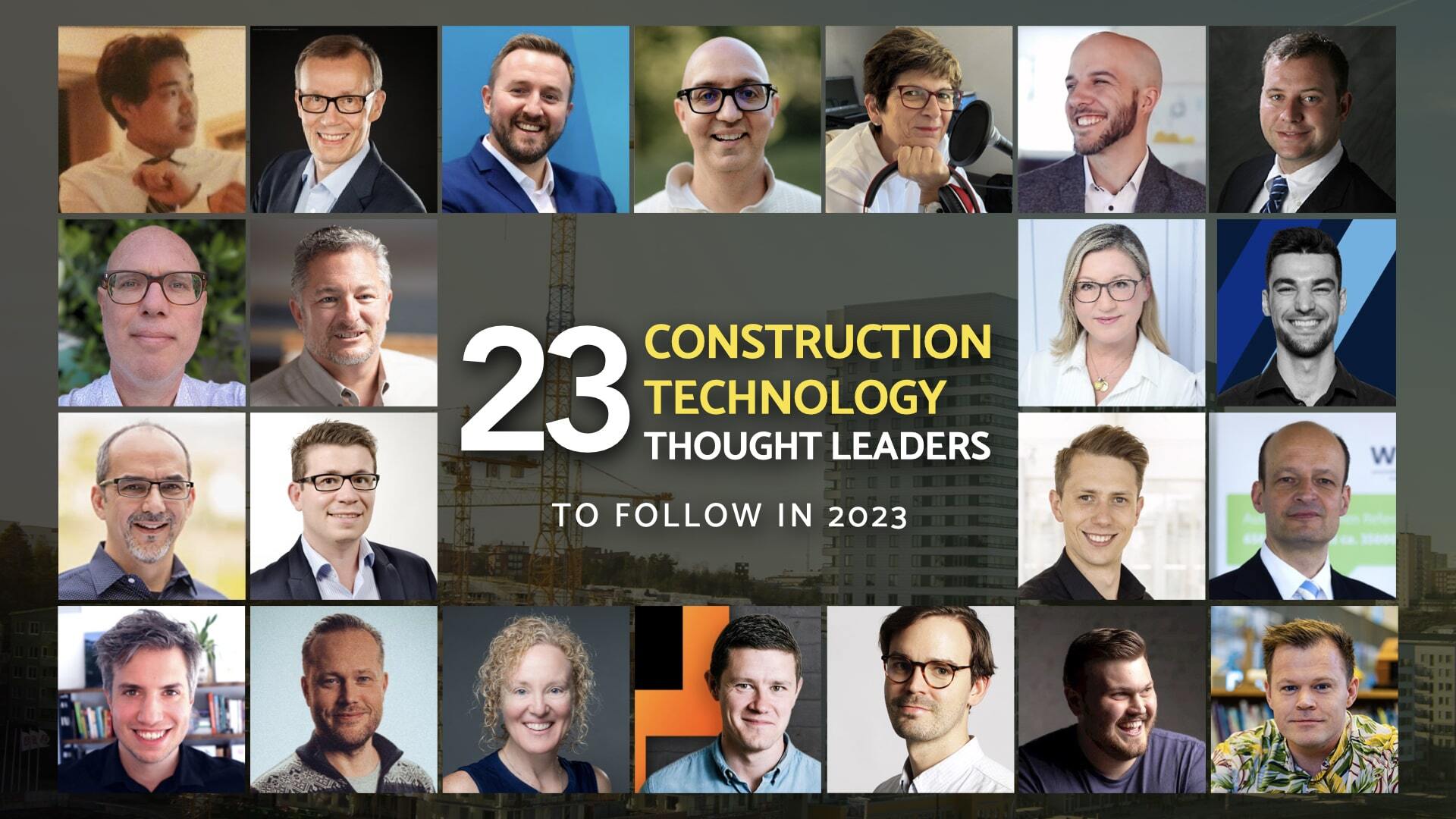Top 23 Construction Tech Influencers You Should Follow on LinkedIn